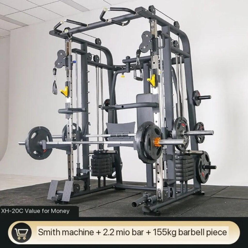 Estación multifunción Smith Machine para 3 personas | HSE Fitness